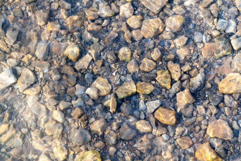 Stone Bottom Background Texture Stock Photo - Image of coastline ...