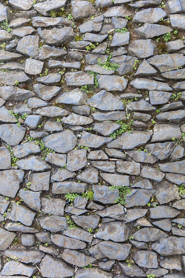 Stone Brick Pathway Texture Stock Photo - Image of cobbled, closeup ...