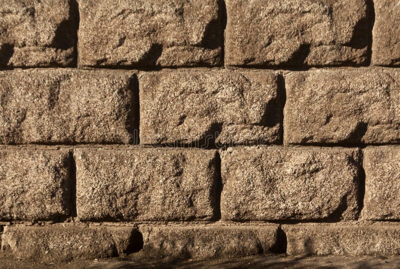 Stone and Brick Stylized Wall Texture. Stock Photo - Image of abstract ...