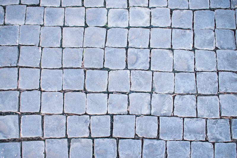 Stone and Brick Walkway Pavement in the Garden. Texture Background ...