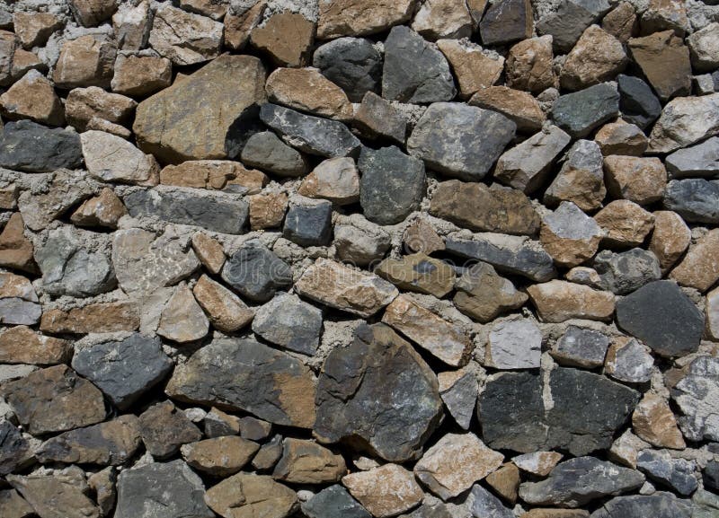 Light Coloured Stone Brick Wall Cladding Stock Photo - Image of cement ...