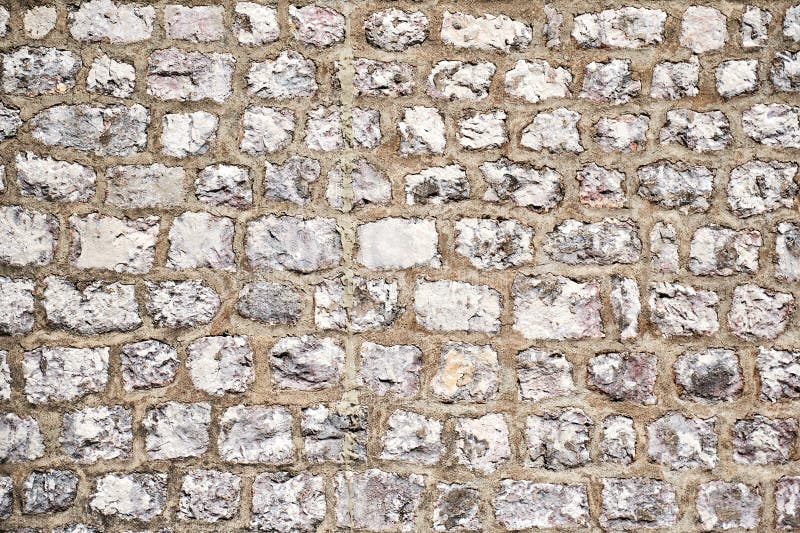 Stone Bricks Gray Tiled Road Texture with Pebbles and Concrete Stock ...
