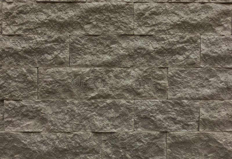 Gray Stone Bricks Wall Pattern Texture Background Stock Image - Image ...