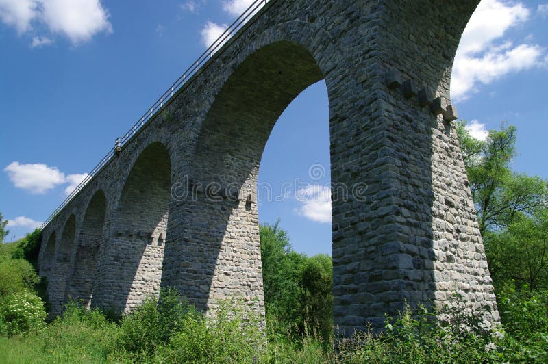 Stone bridge stock image. Image of edifice, stonework - 19383327