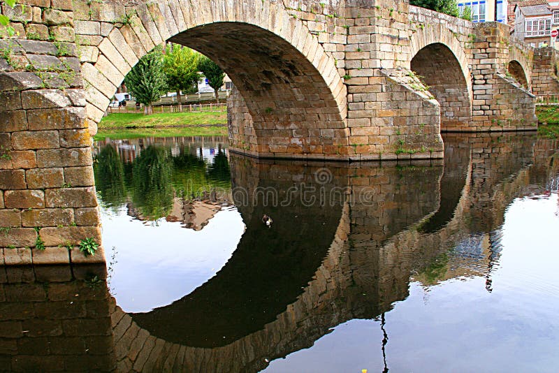 Stone bridge stock image. Image of nature, reflection - 5644097