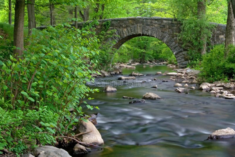 Stone Bridge stock photo. Image of park, cataract, bridge - 5677594