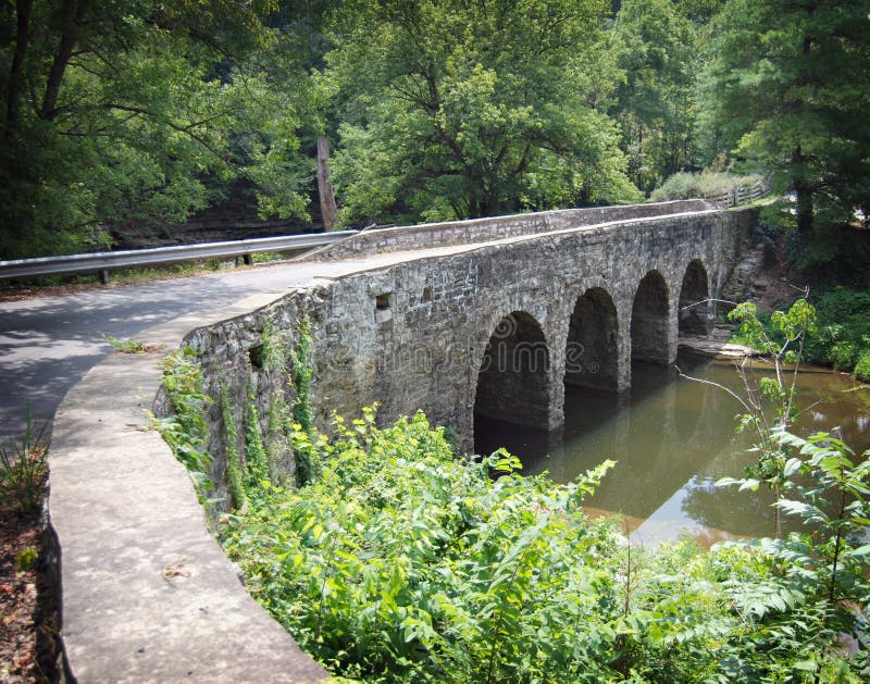 Stone Bridge stock image. Image of kentucky, stone, curve - 101973861