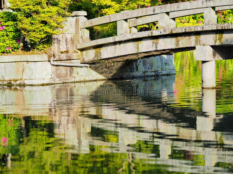 Stone bridge in Kyoto stock photo. Image of kyoto, buddhist - 97691384