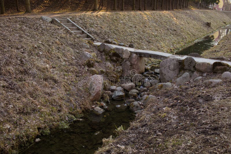 Stone Bridge Over the River Stock Photo - Image of nature, travel ...