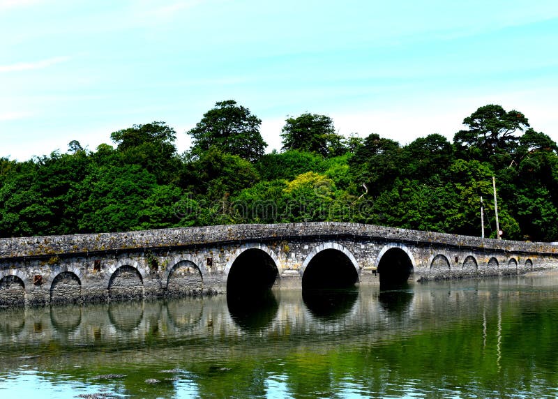 Bridge Over the River, Cobh, Ireland Stock Image - Image of stone ...