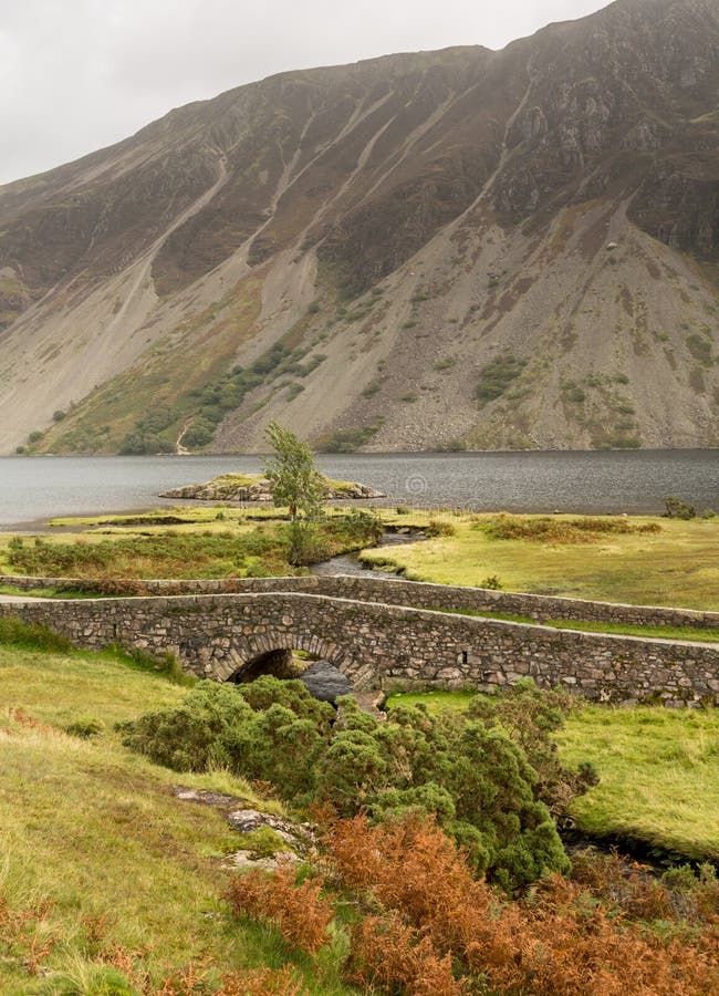 Stone Bridge Over River by Wastwater Stock Image - Image of arch, park ...