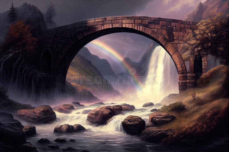 Rushing Waterfall Stock Illustrations – 309 Rushing Waterfall Stock ...