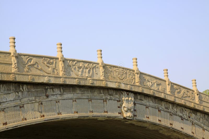 Stone bridge and rail stock image. Image of buildings - 382673385