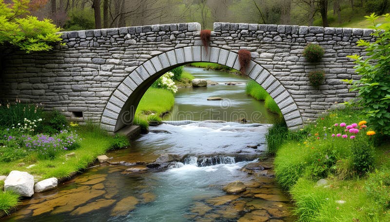 The Stone Bridge is Very Sturdy and Strong, There is a Hole in the ...