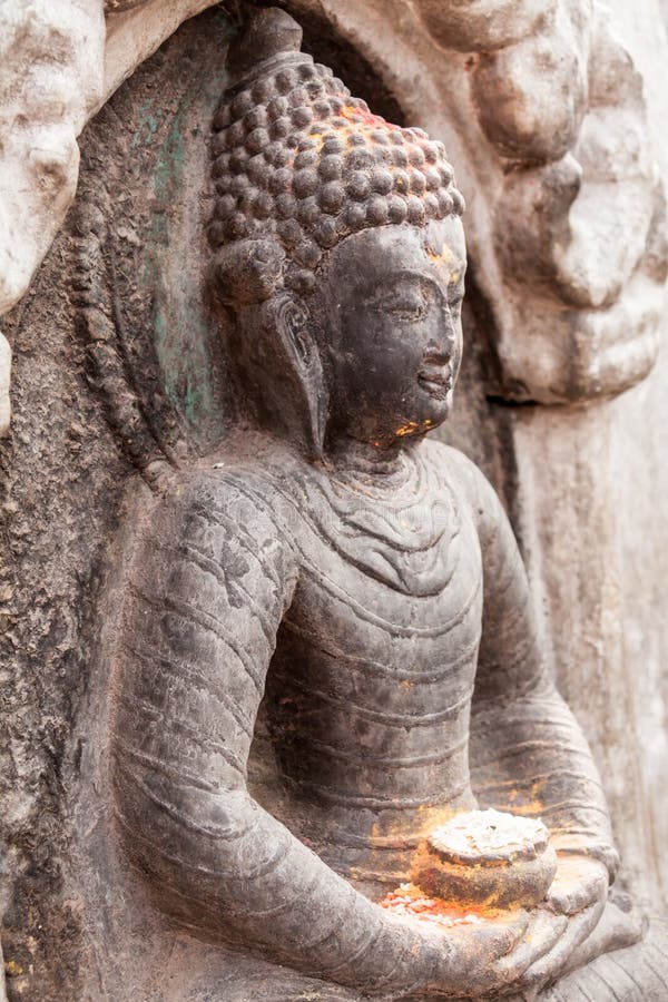 Stone Buddha stock image. Image of gautama, decoration - 48860145
