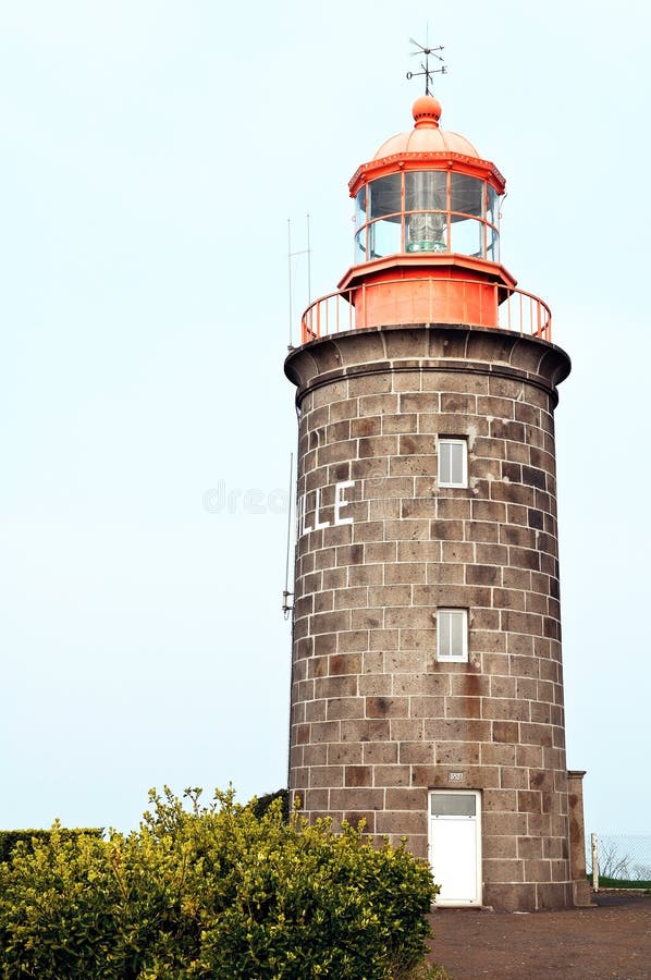 Stone build lighthouse stock image. Image of pylon, lighthouse - 19027375