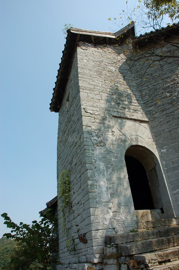 Stone building stock photo. Image of gate, history, blue - 12204206