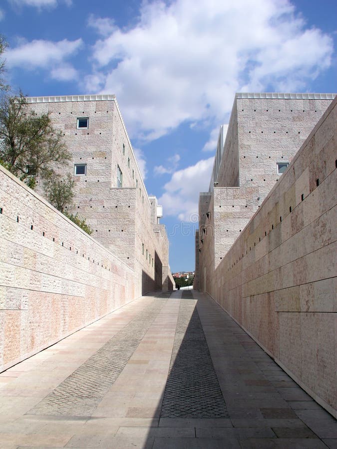 Stone building stock image. Image of lisboa, stone, unesco - 4890429