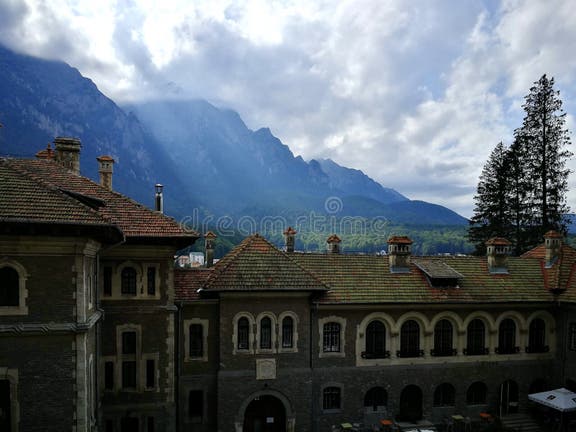 Cantacuzino Castle in Busteni, Romania. Stock Image - Image of romania ...
