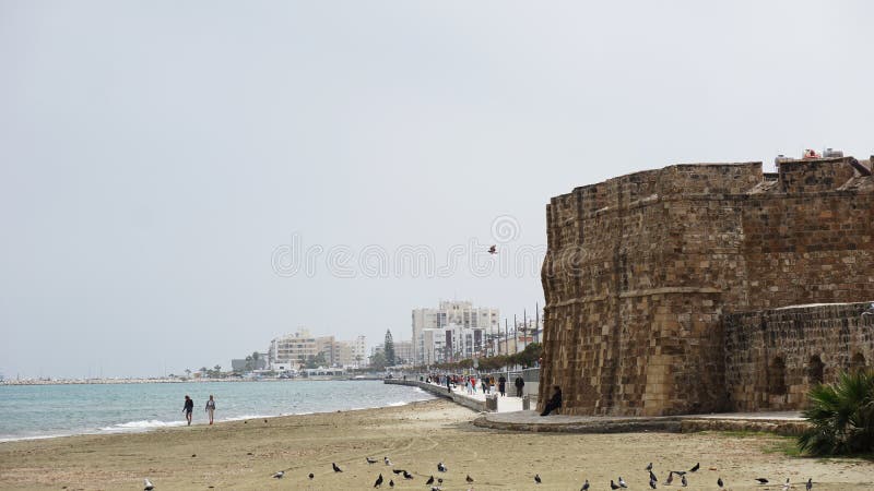 Stone Building on the Beach in Cyprus Stock Photo - Image of nature ...