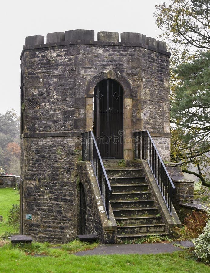 Stone Building Entrance with Stairs Stock Photo - Image of facade ...