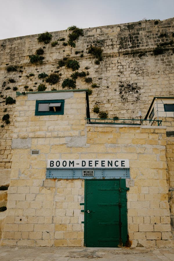 Valletta Boom Defence stock photo. Image of indicative - 374992910