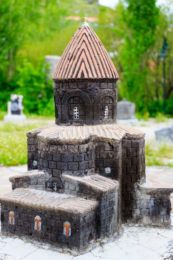 Stone Building Model of Ancient History. Editorial Photo - Image of ...