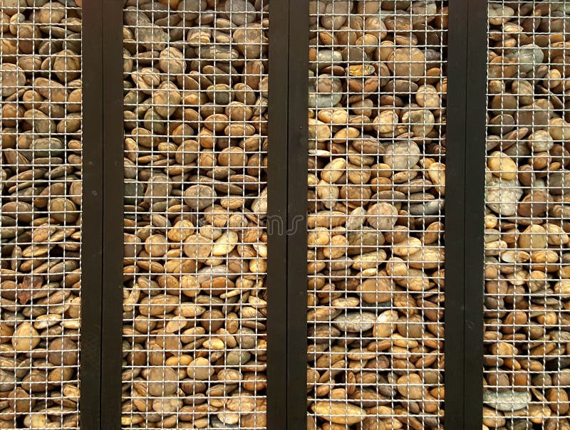 Stone cage wire mesh stock photo. Image of erosion, texture - 14825056