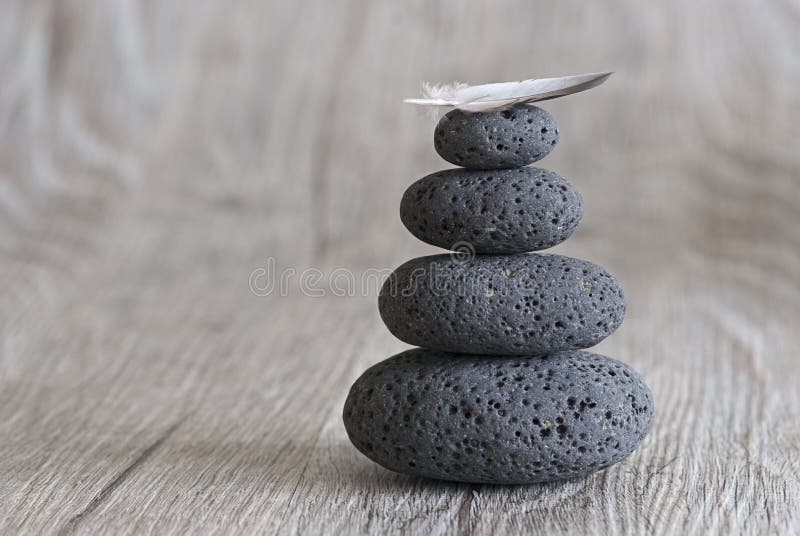Stone cairn stock image. Image of stone, stack, gray - 12486485