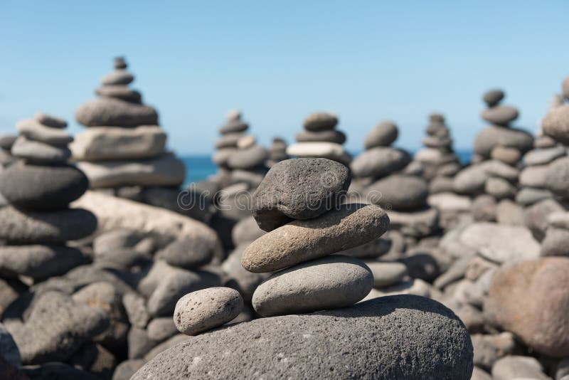 Stone cairn stock photo. Image of peace, cairn, concept - 104674056