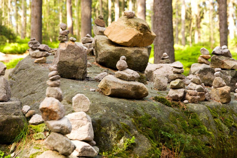 Stone cairn stock image. Image of calm, energy, construction - 54121501