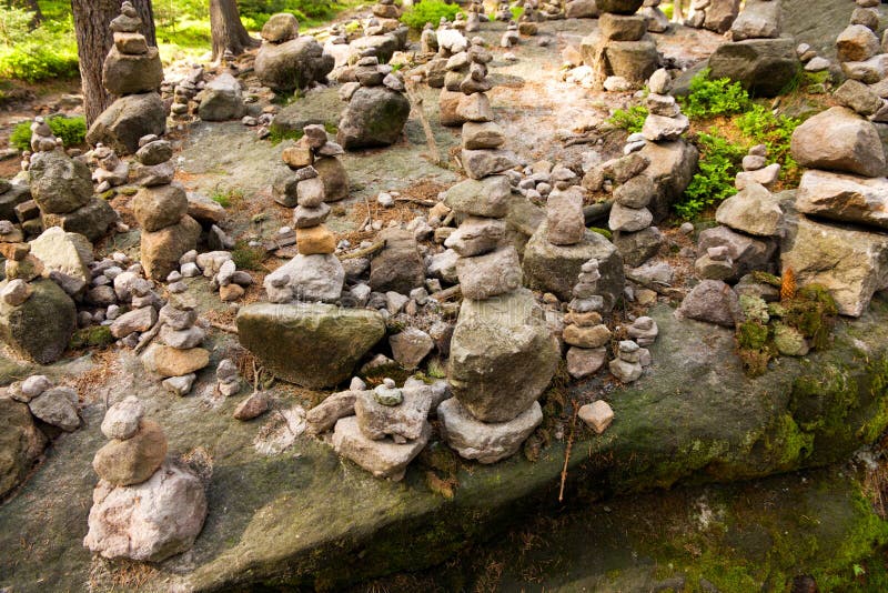 Stone cairn stock photo. Image of alpine, landscape, amazing - 54121574
