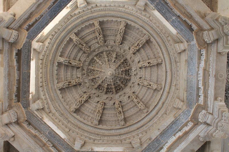 Stone carving ceiling stock photo. Image of fort, dawn - 61615420