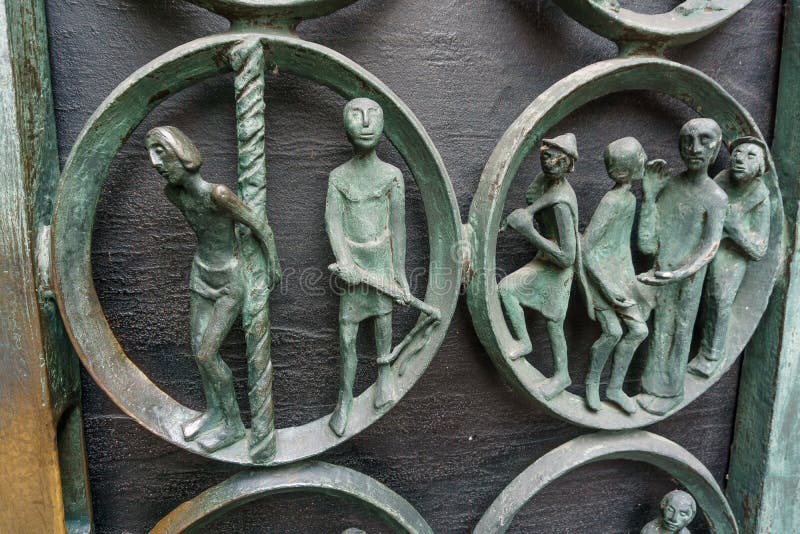 Stone Carving, Carving, Metal, Relief Picture. Image: 119960535