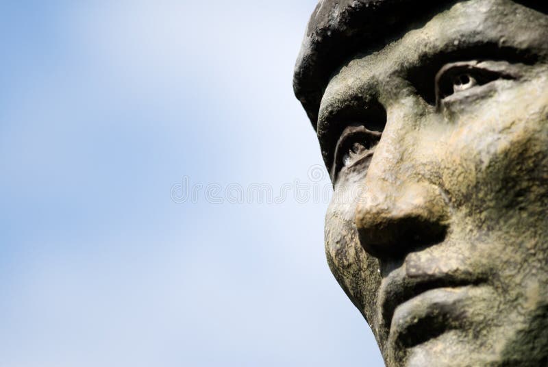 Stone Carving Portrait of Atayal Tribe Stock Image - Image of classical ...