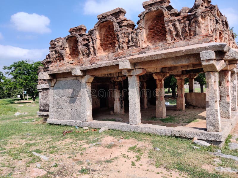 Stone Carving Temple and Sculpture and Architecture in India Stock ...