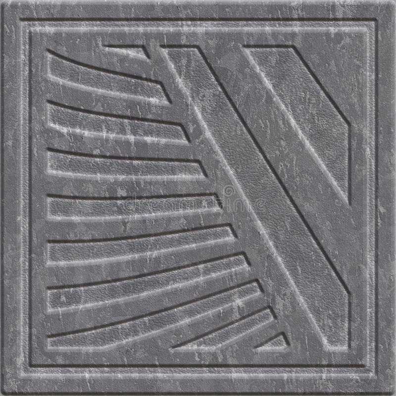 Stone Carving Seamless Texture with Geometric Pattern Stock ...
