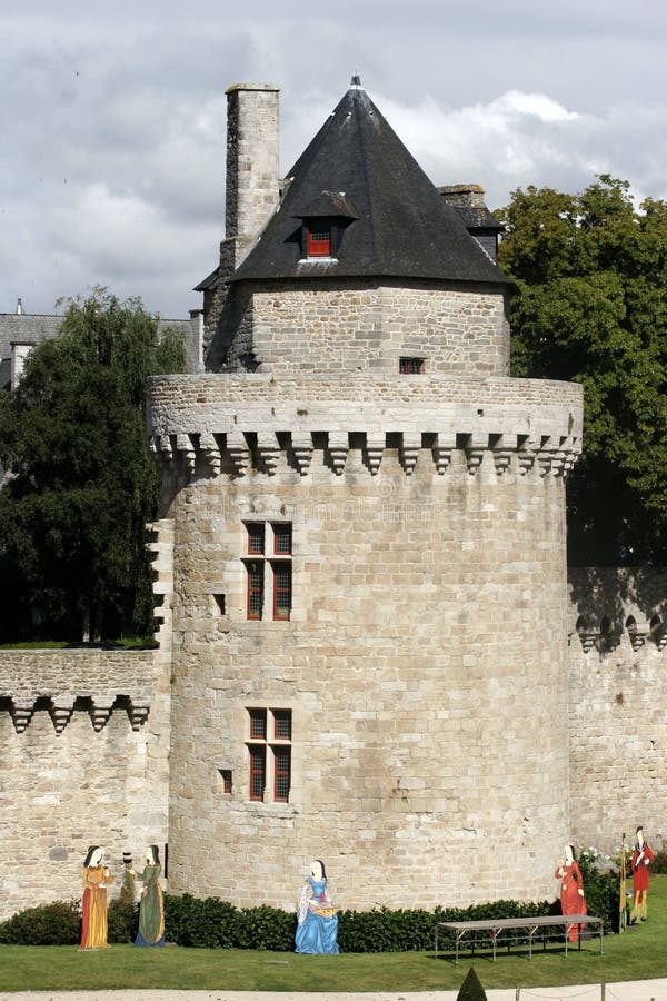 Stone castle stock image. Image of fence, stones, wall - 5917781