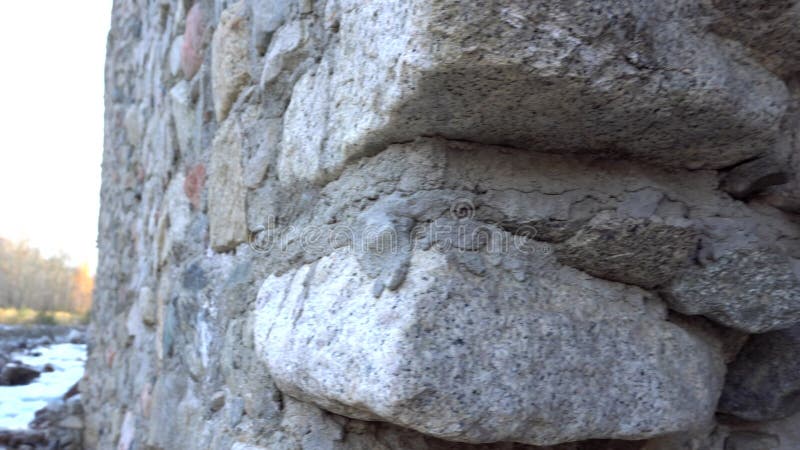 Stone Castle, Near the Walls and Inside. Stock Video - Video of ...