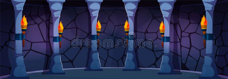 Interior Dungeon Hallway Stock Illustrations – 333 Interior Dungeon ...