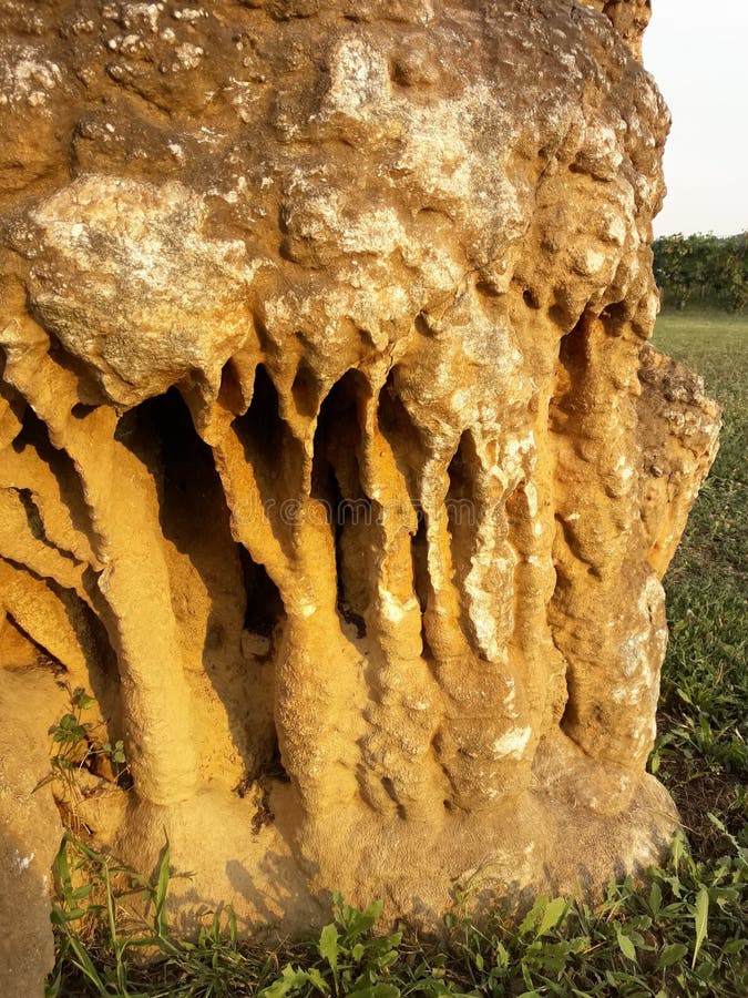 Stone from a cave stock image. Image of creation, large - 124396011