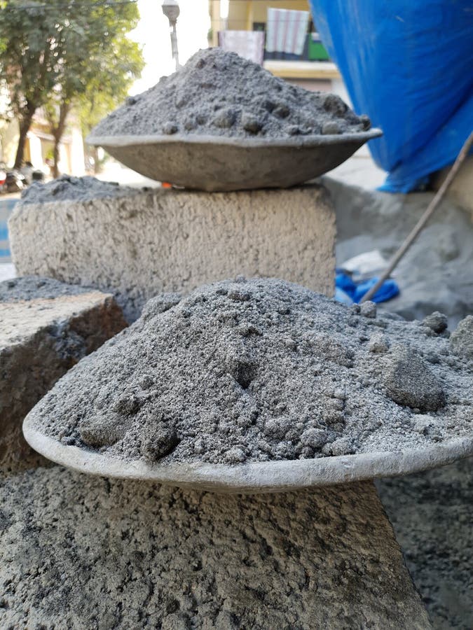 Stone,Cement and Sand for Construction Stock Photo - Image of ...