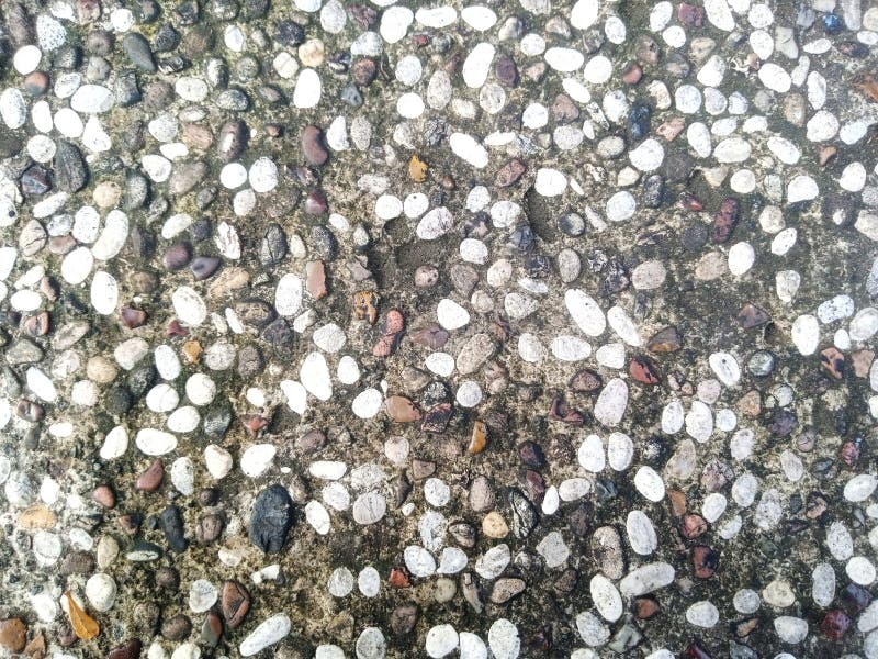Stone and Cement Texture on a Sidewalk Floor Stock Image - Image of ...