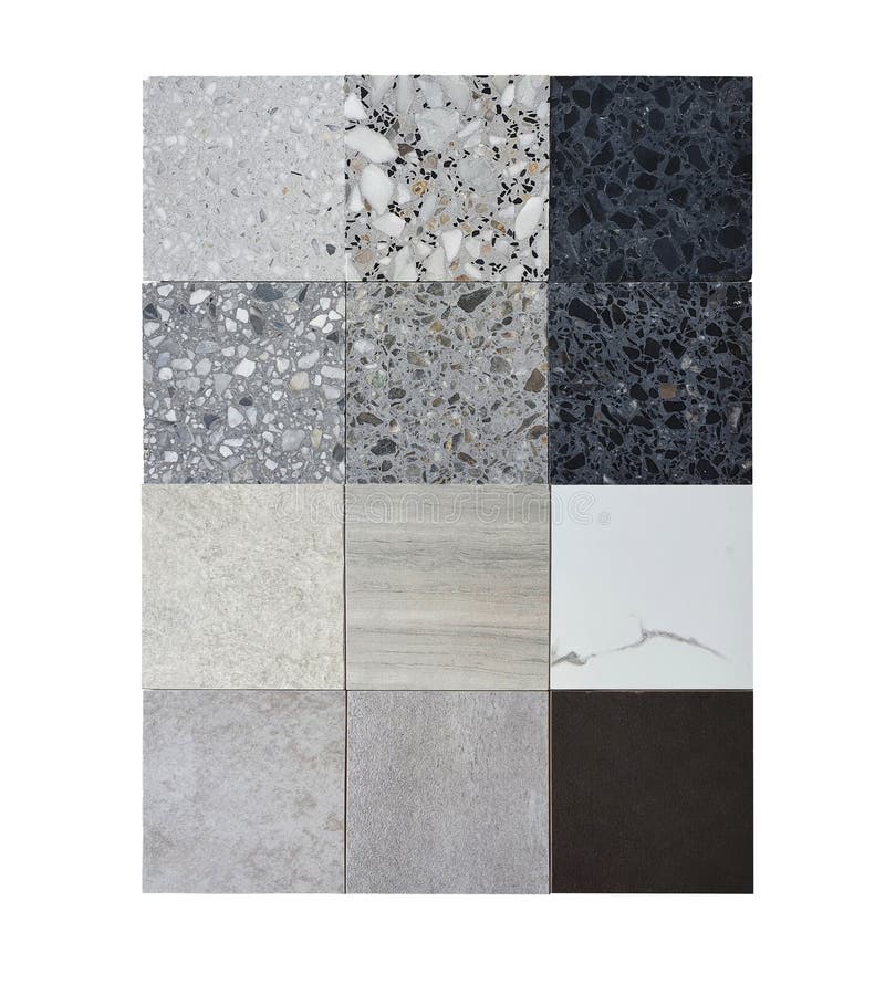 Stone Ceramic Tile Samples Made from Granite, Marble, Quartz ...