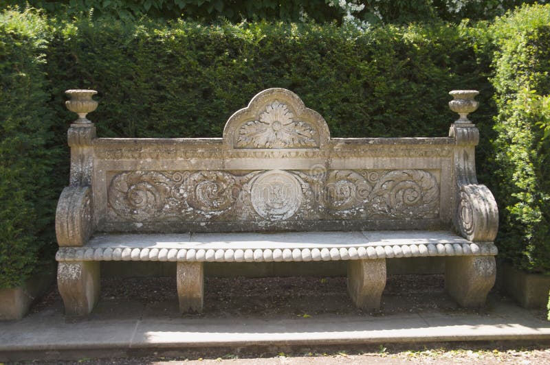 Stone Chair stock photo. Image of flora, rest, hedge, historic - 5631438