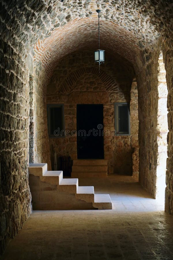 Stone Chamber stock image. Image of arch, historic, decorative - 125516383