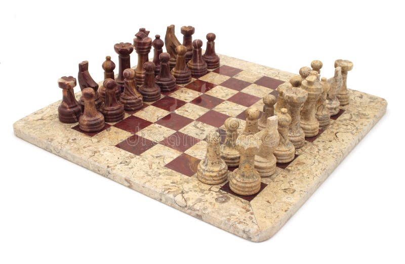 Stone Chess Set stock photo. Image of piece, onyx, chess - 4899092
