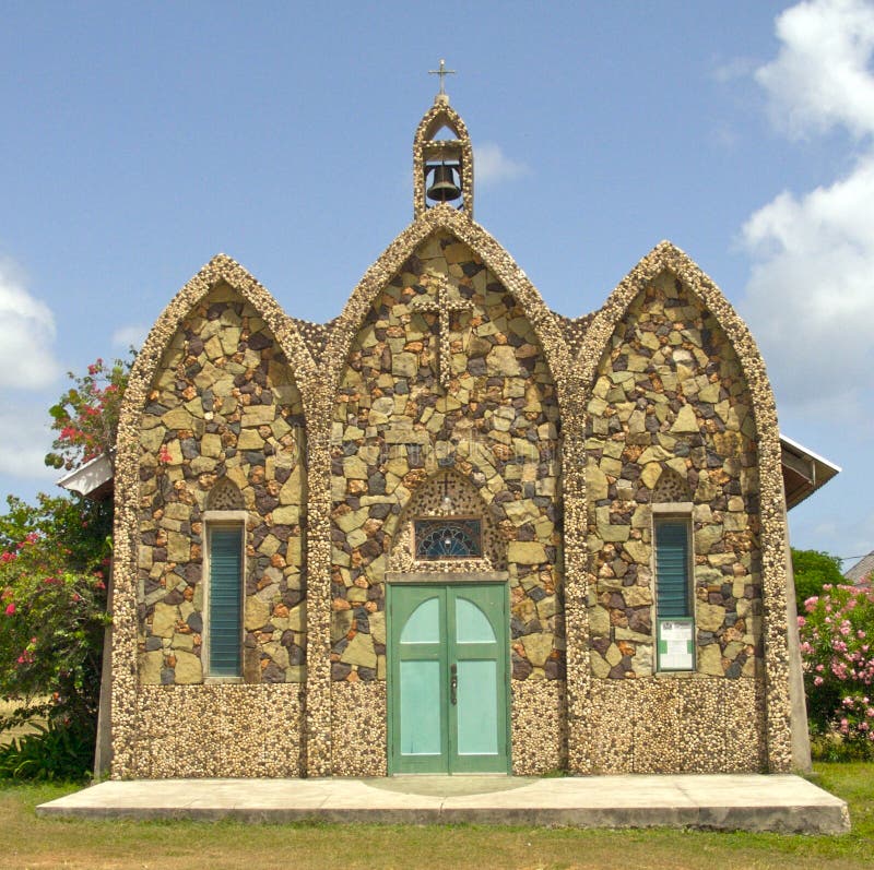 Stone Church stock image. Image of small, church, anguilla - 1776119