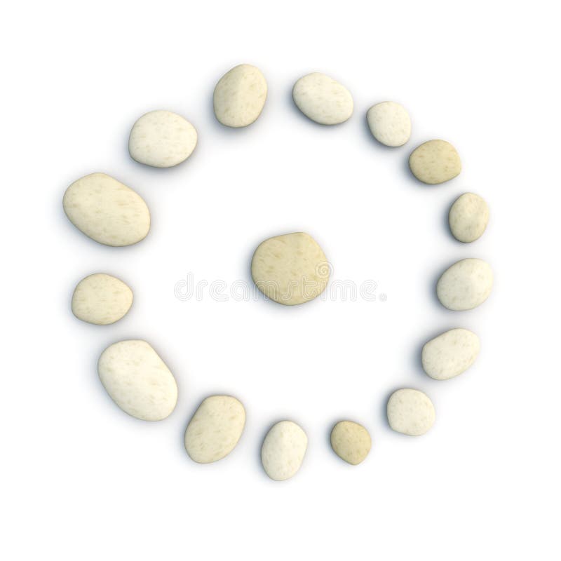 Stone circle stock vector. Illustration of equilibrium - 22405789