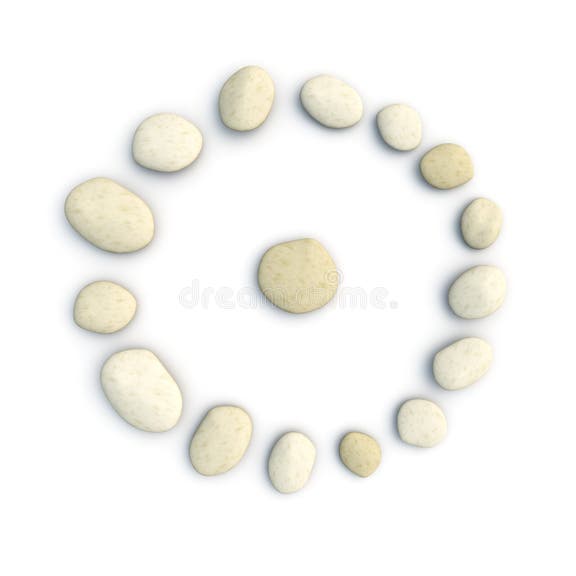 Stone circle stock illustration. Illustration of clean - 20734993